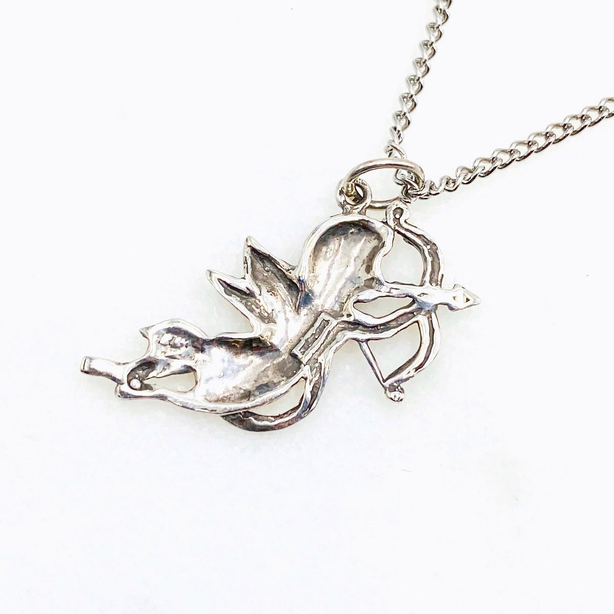 Cupid's Arrow Sterling Silver Necklace – VINTAGE-O-RAMA LLC
